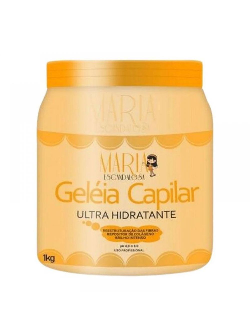 Collagen Maria Escandalosa Geleia Capilar Ultra Hidratante 1000 ml ...
